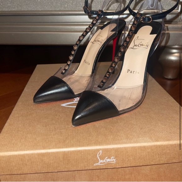 Christian Louboutin | Shoes | Christian Louboutin Nosy Spikes Red ...